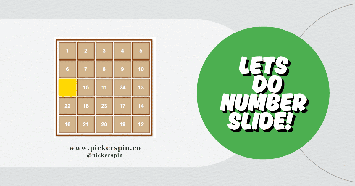 Slider Puzzle – Free Online 3×3 to 5×5 | PickerSpin
